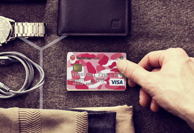 Debit card. | Defence Bank